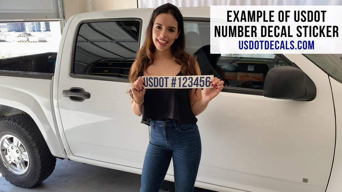 Examples of USDOT Compliant Truck Decals | The Best in USDOT Lettering ...