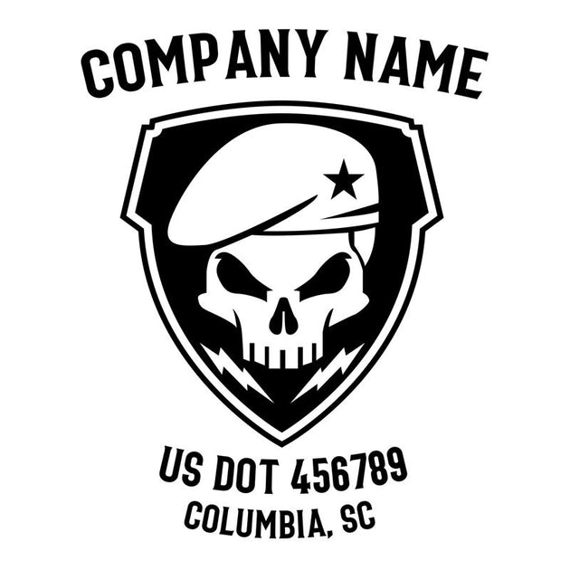 Custom Military USDOT Templates – USDOT Decals