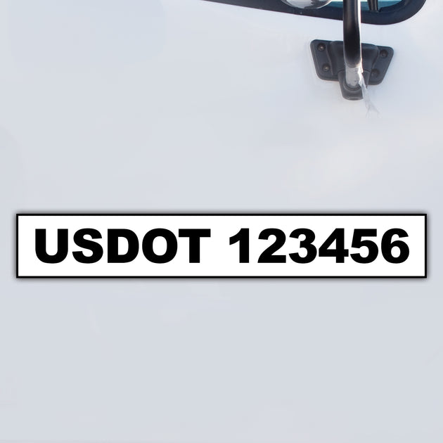 USDOT Magnetic Signs | DOT Magnet for US DOT Compliance – USDOT Decals