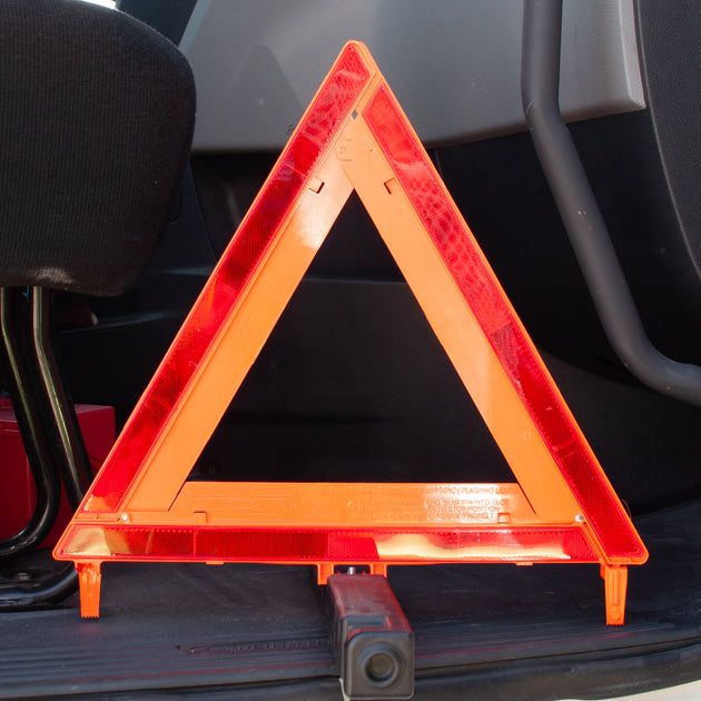 DOT Hazard Road Triangle 3-Pack | Emergency Triangle for Roadside Safe ...
