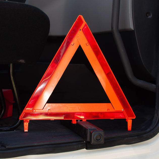 DOT Hazard Road Triangle 3-Pack | Emergency Triangle for Roadside Safe ...