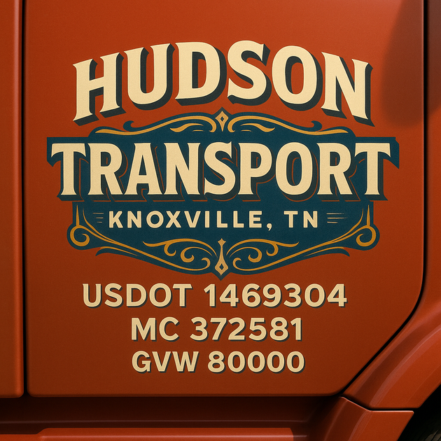 Trucking, Logistics, Transport Inspired Truck Door Lettering Decal Sti ...
