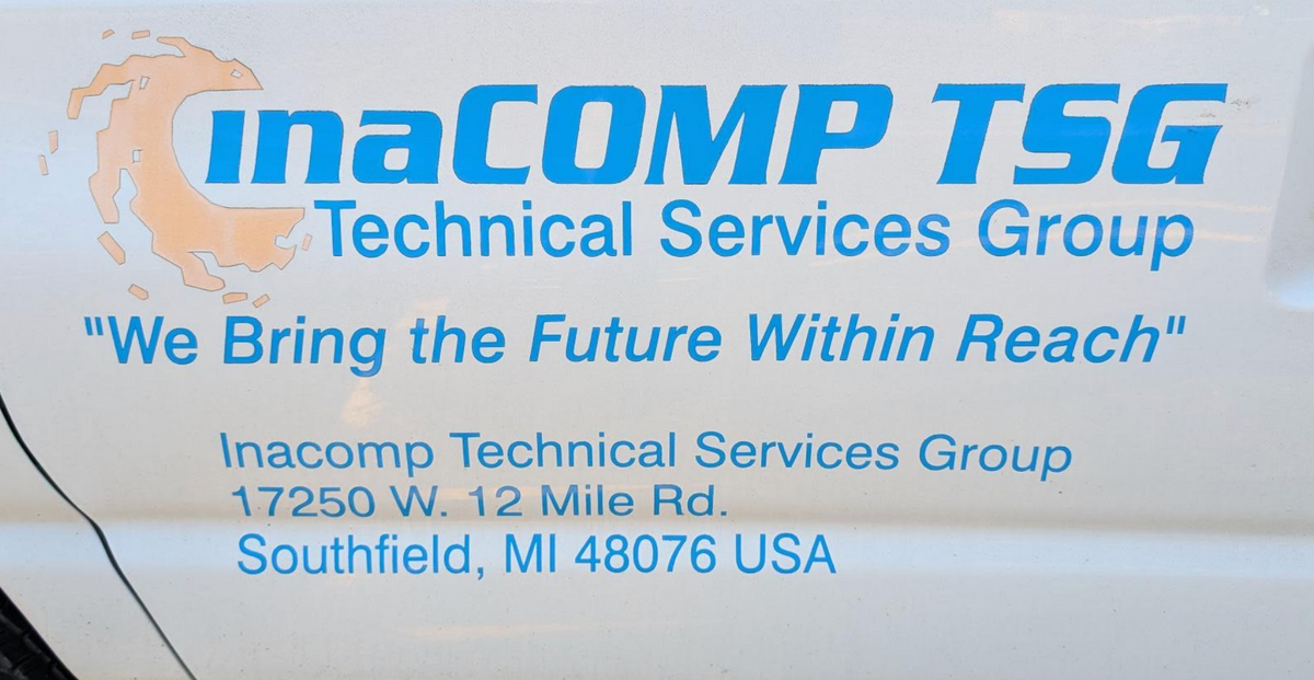 Full Door Sign of inaCOMP TSG – USDOT Decals