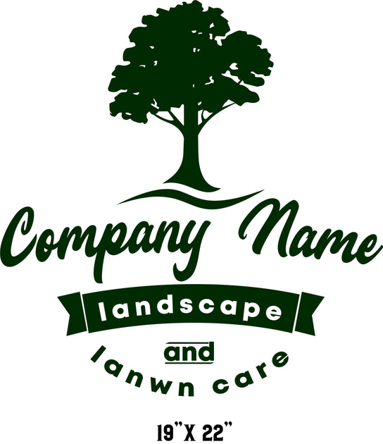 Lawn Care & Landscape Style Truck Decal (Set of 2) – USDOT Decals