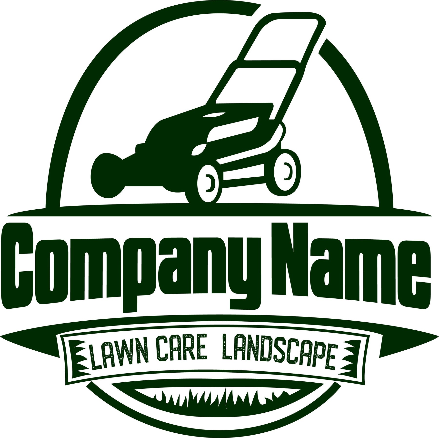 Lawn Care & Landscape Style Truck Decal (Set of 2) – USDOT Decals