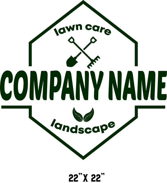 Lawn Care & Landscape Style Truck Decal (Set of 2) – USDOT Decals