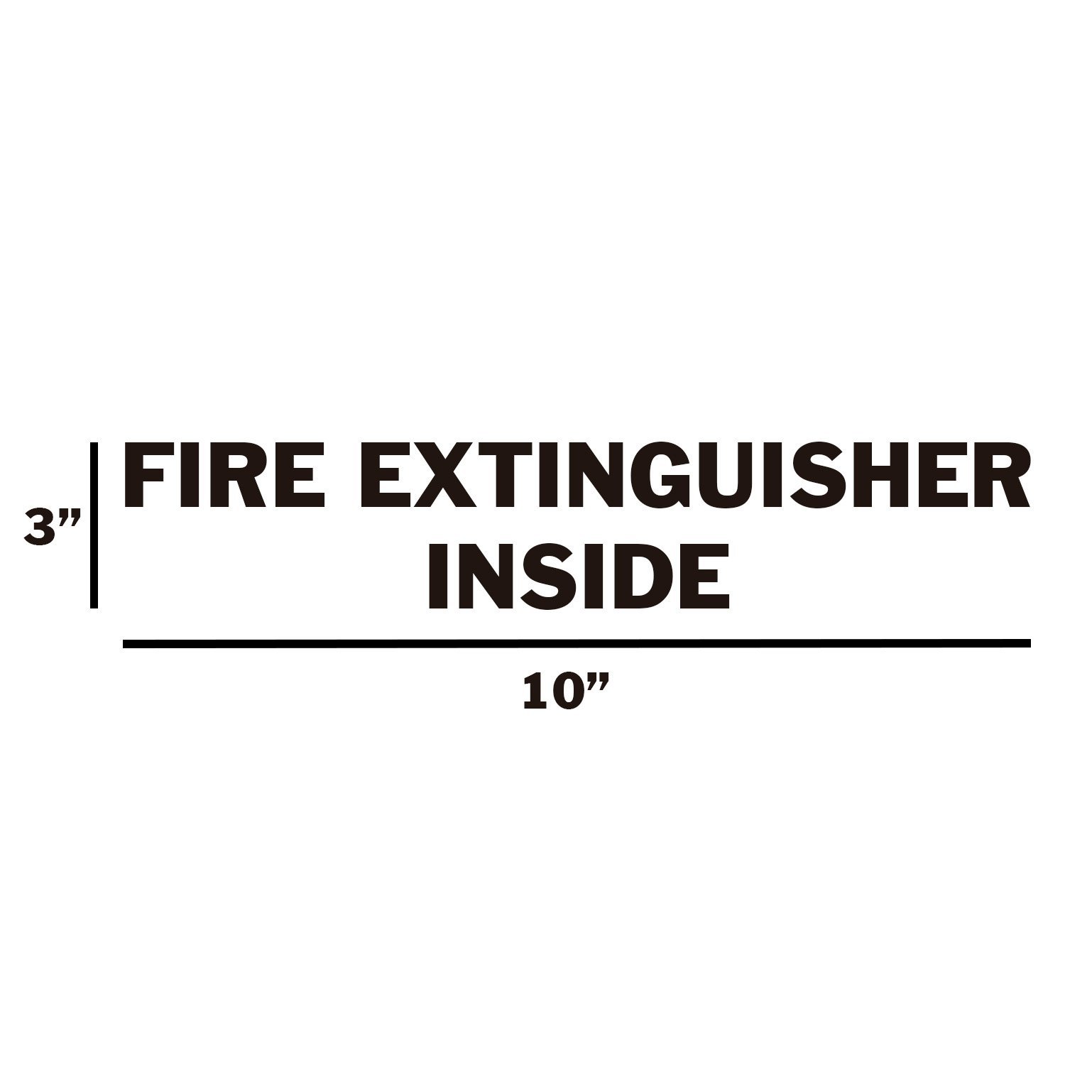Fire Extinguisher Inside Decal – USDOT Decals